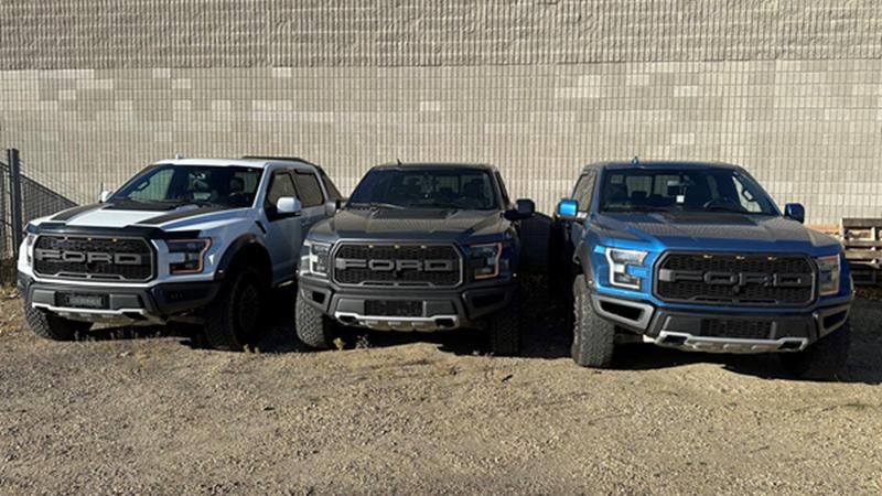 Alberta RCMP Auto theft Unit investigates stolen Ford Raptors ...