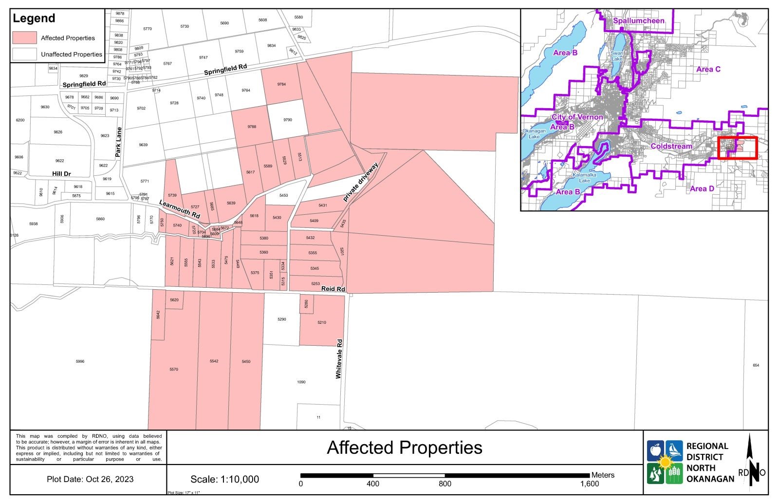 Water service interruption planned for Learmouth, Reid Roads | Vernon ...