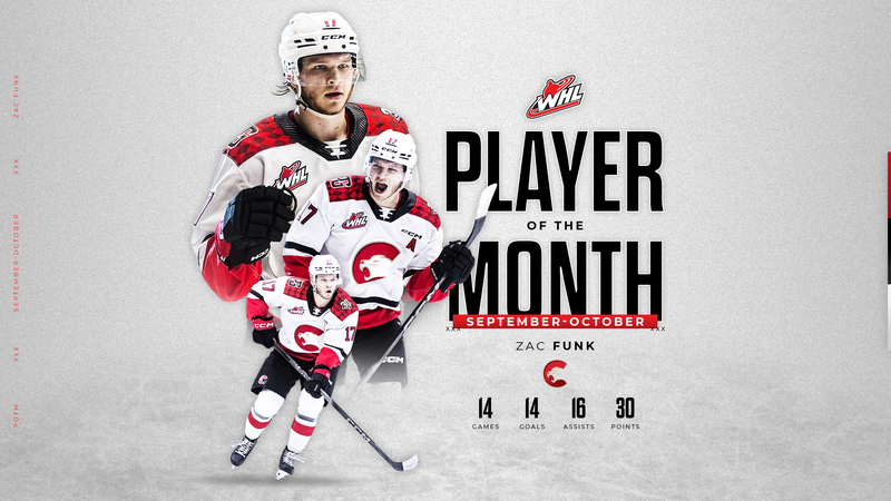 Coldstream product named WHL player of month | Vernon Matters