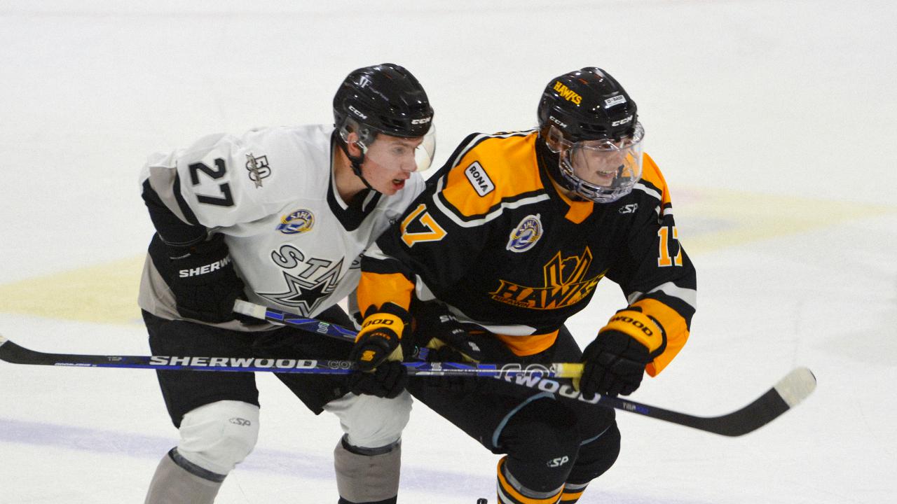 Late-game heroics lead North Stars past Hawks for weekend sweep ...