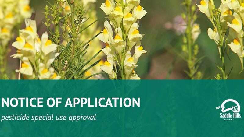 Saddle Hills County applies to use Navius FLEX pesticide on invasive ...