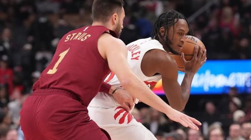 New-look Raptors clip Cavaliers 124-121 in New Year’s Day roller ...