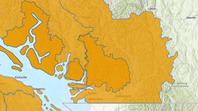 Sumas River downgraded to Flood Warning in Fraser Valley | 89.5 JR ...