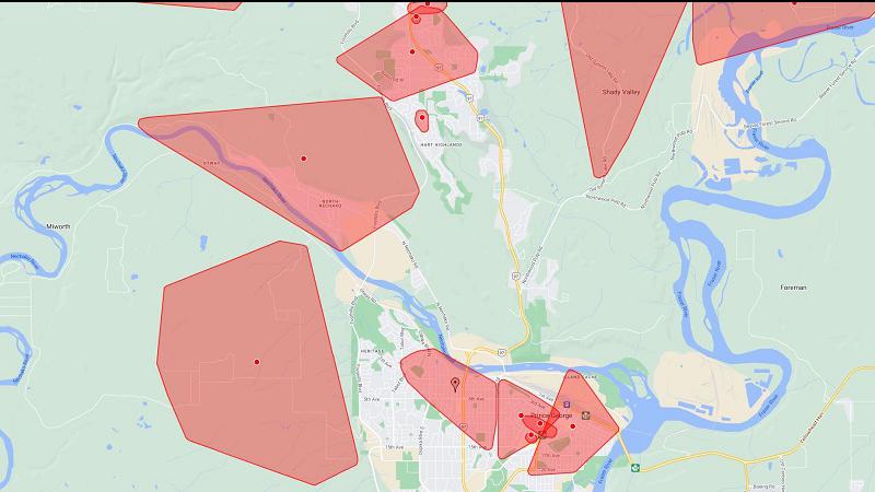 Multiple outages knocks out power for thousands of Prince George ... Multiple outages knocks out power for thousands of Prince George ...