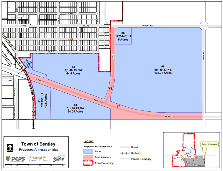 Bentley looks to annex 200 acres from Lacombe County | rdnewsnow.com