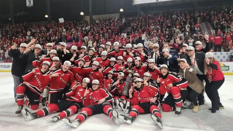 Warriors win first WHL title, complete sweep against Portland | larongeNOW