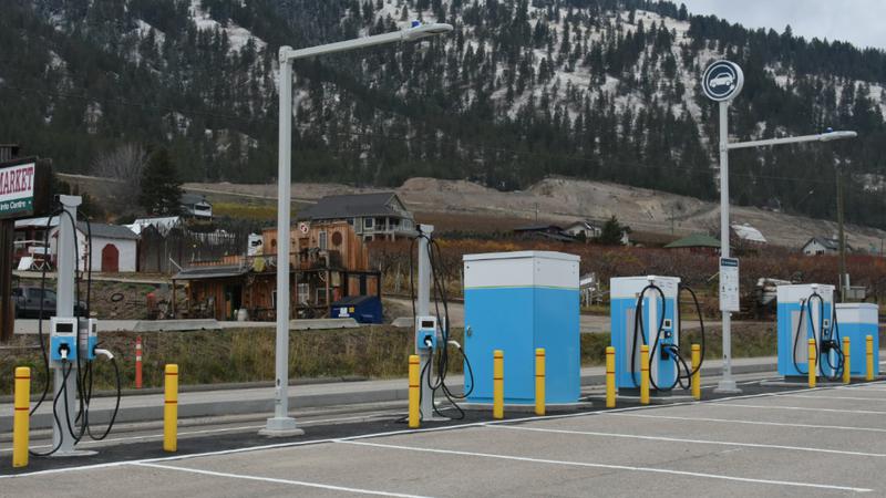 B.C. Hydro installs fast EV charging hub in Lake Country, first in the ...