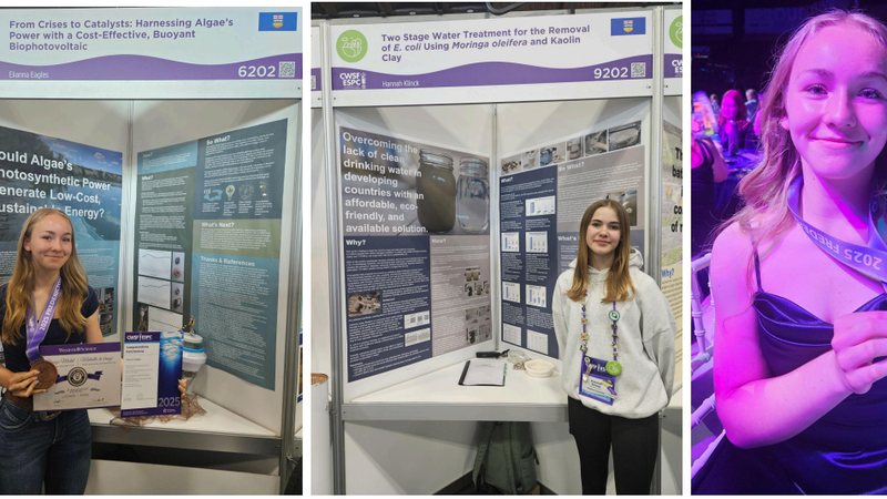 HFCRD congratulating bronze-medal winner at Canada-wide science fair ...