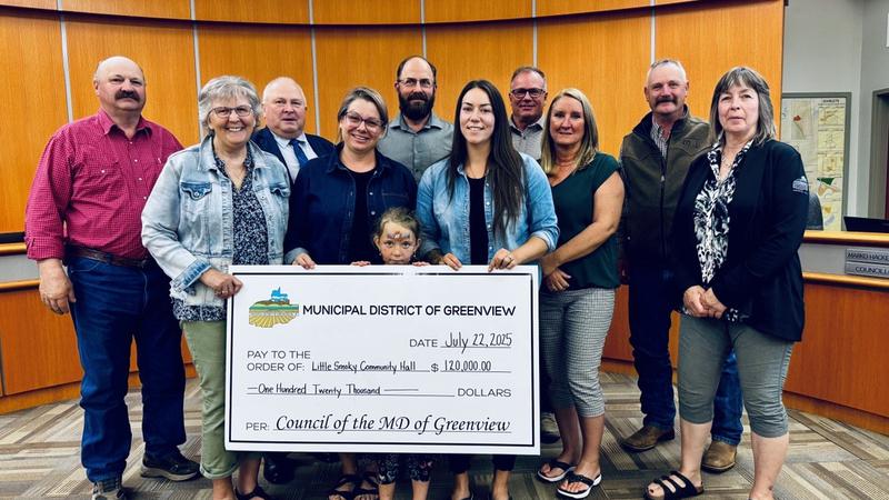 MD of Greenview awards capital grant to Little Smoky Community Centre ...