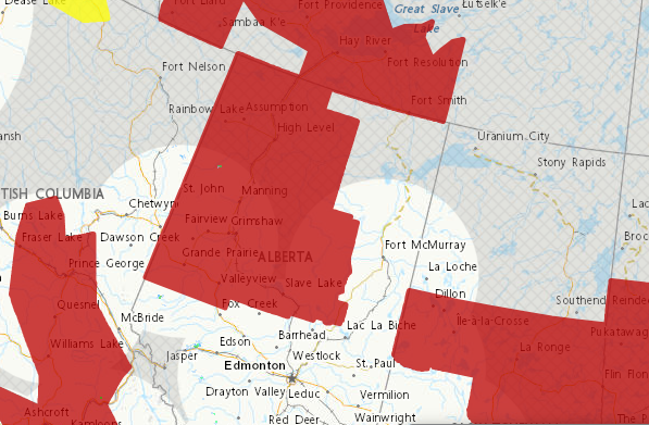 Heatwave hits northwestern Alberta | EverythingGP
