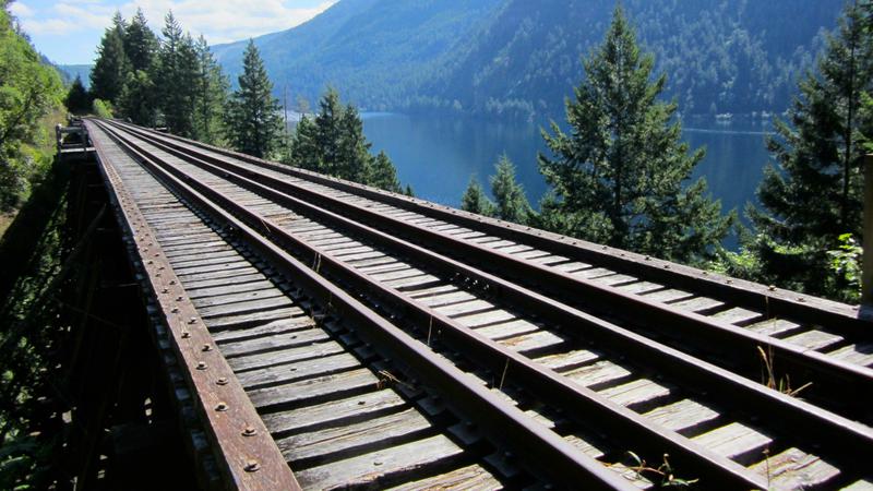 At least two railway trestle bridges lost in Wesley Ridge wildfire ...
