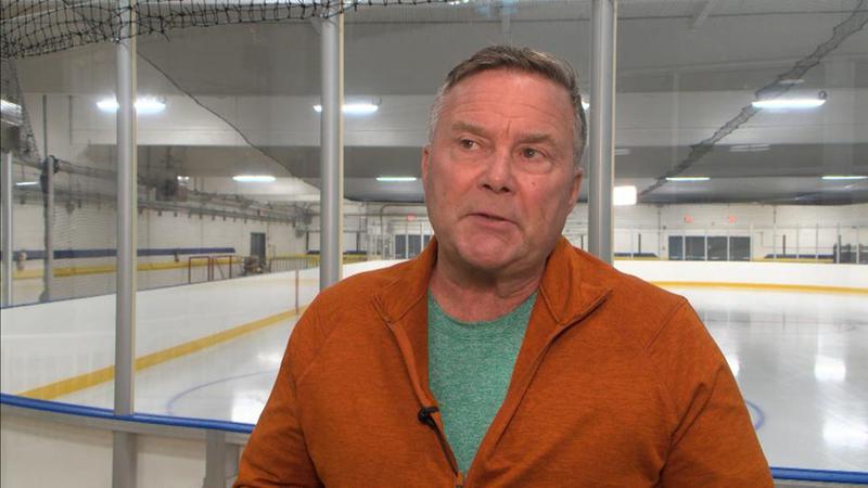 Holmes of city, councillor Hall talk new North Shore mini rink, ice ...