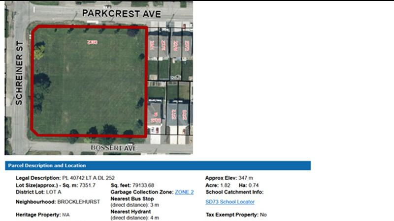 City of Kamloops purchases Parkcrest Park from SD73 | CFJC Today Kamloops