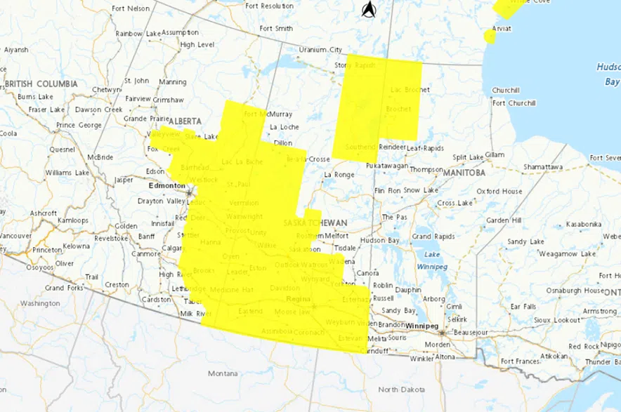 Wind warning issued for parts of central and southern Sask. as weather ...