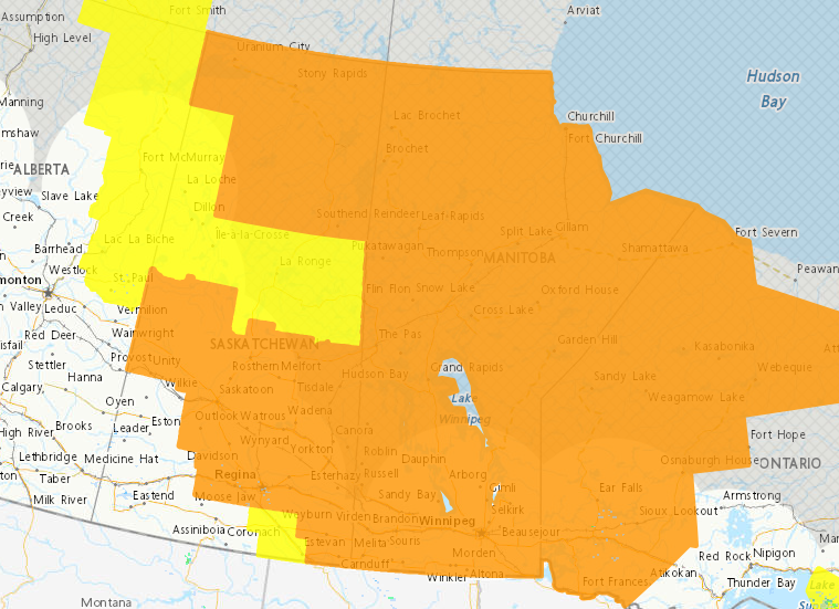 Orange level cold warning in place for much of province | larongeNOW